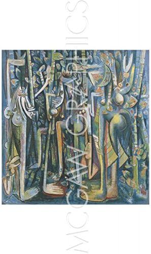 Amazon.com: The Jungle, 1943 by Wifredo Lam, Art Print Poster 14" x 11": Everything Else