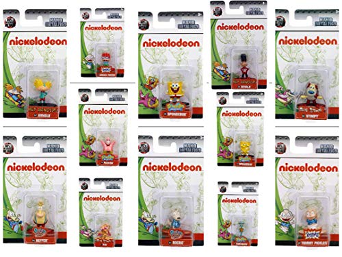Complete Nick Figs 12 Figure Collection Ren And Stimpy Spongebob ...