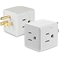 Amazon.com: 3 Outlet Wall Adapter,Multi Plug Wall Outlet Extender,3 ...