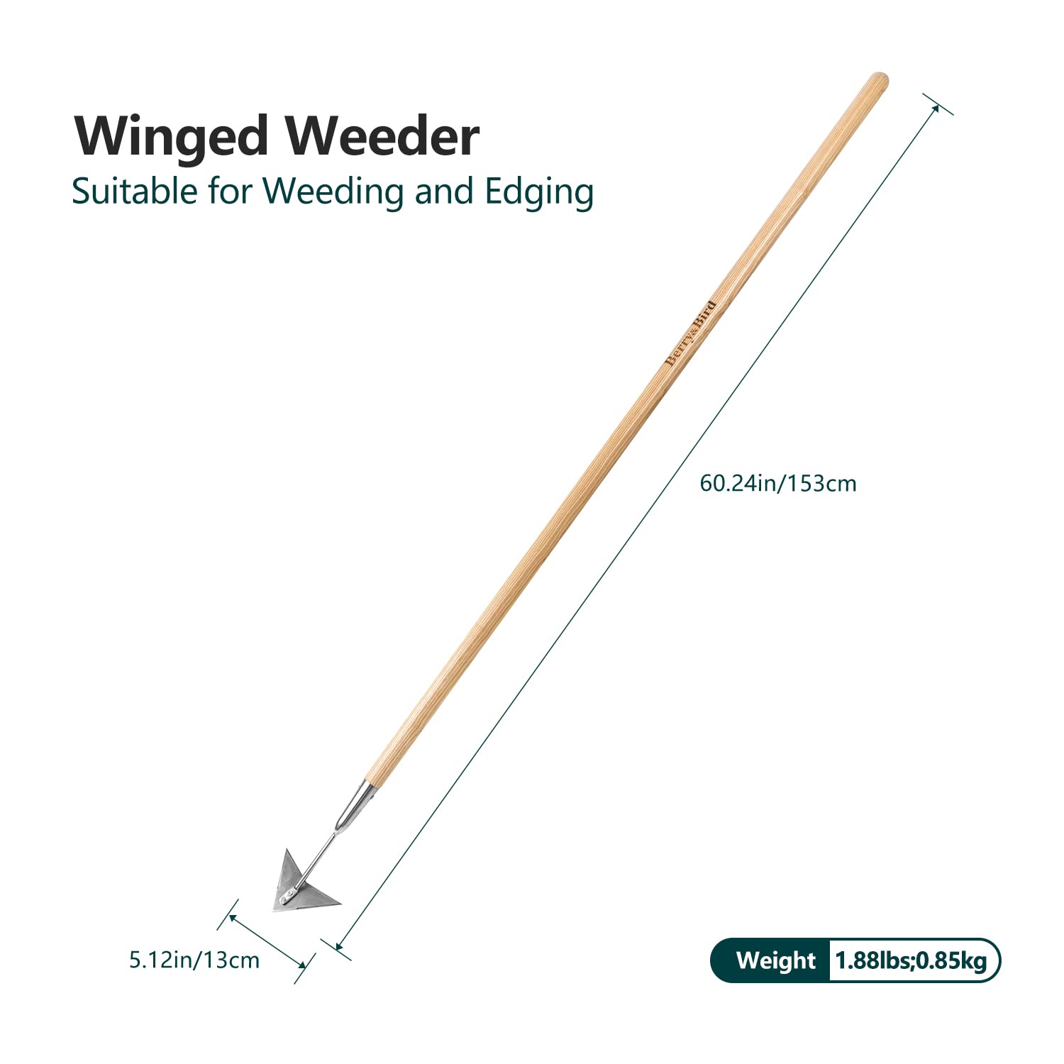 Mua Berry&Bird Triangle Hoe, 60.2'' Winged Weeder Hoe… trên Amazon Mỹ ...