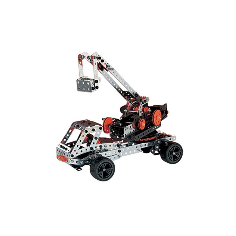 Meccano Erector Super Construction 25-in-1 Building Set, 638 Parts, for ...