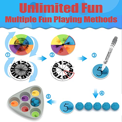 Color Sorting Sensory Toys Fine Motor Skills Toddlers Montessori Color ...