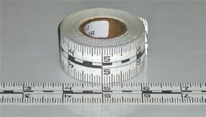 Adhesive Continuous Ruler Roll Tape - Fractional - 1 Inch Wide, 12 Inch ...
