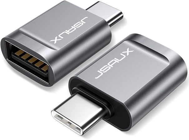 Amazon.com: JSAUX USB C to USB OTG Adapter 2-Pack, [Side-by-Side ...