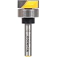 YONICO Router Bits Pattern Bit Flush Trim 3/4-Inch Diameter 1/4-Inch ...