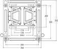 Amazon.co.jp： LG メーカー純正テレビ壁掛け金具 LSW350B VESA規格 300×300 （対応モデル 49-65インチ ...