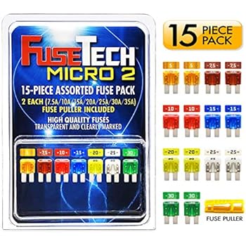Amazon.com: Littelfuse (MIC2020.VP) MICRO2 Yellow 32V 20 Amp Blade Fuse, (Pack of 5): Automotive