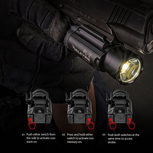 OLIGHT PL-2, PL2, PL II Valkyrie 1200 Lumen Rail Mounted Compact ...