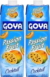 Amazon.com : Goya - Passion Fruit Cocktail 33.8 oz (Pack of 2 ...