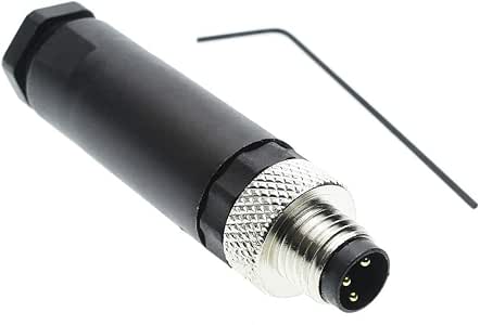 Cablematic - Conector BCC M8 macho 3-pin: Amazon.es: Electrónica