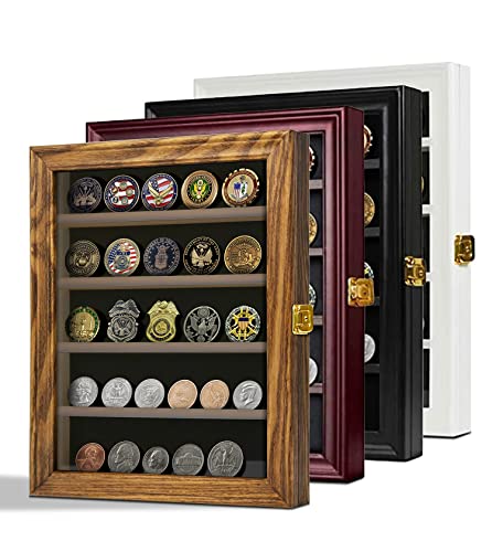 Military Coin Display Case Medal Display - Customizable Glass Display ...