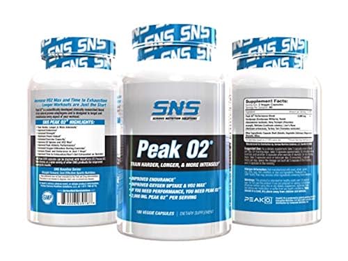 SNS PEAK02 180 Veggie Capsules – Improved O2 Uptake & VO2 Max ...