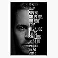 Amazon.com: Paul Walker Text Portrait Bumper Sticker Vinyl Decal 5 ...