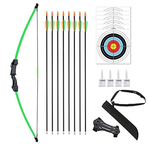 Vogbel 44" Archery Bow and Arrow Set Youth Longbow Outdoor Hunting Gift ...