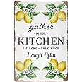 Amazon.com: Lemon Room Decor Vintage Metal Signs Wall Decor Summer ...