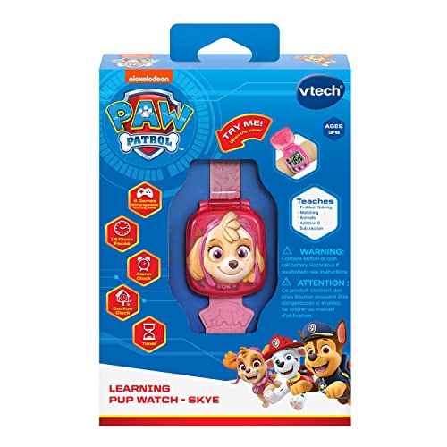 VTech PAW Patrol Learning Pup Watch, Skye | Pricepulse