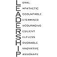 Amazon.com: Govivo Leadership Acronym - Wall Decor Art Print with a ...
