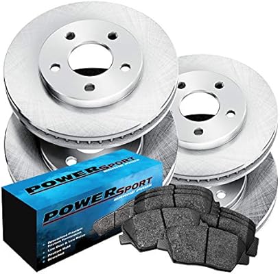 Front Rear Ceramic Brake Discs Pads For 2005 2006 2007 2008 2009 2010 ...