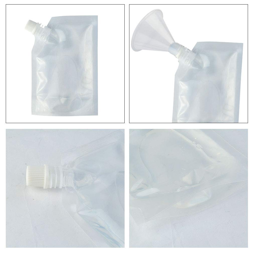 Mua Wobe 15pcs 8oz 230ml Drinks Flasks Plastic Liquor Pouch Drinking ...