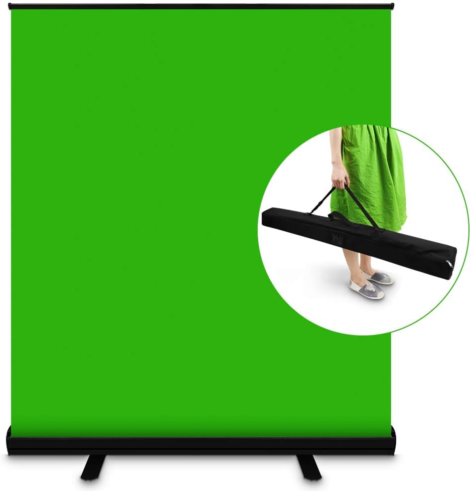 Green Screen, SEDGEWIN Portable Chromakey Green Backdrop for Photo ...
