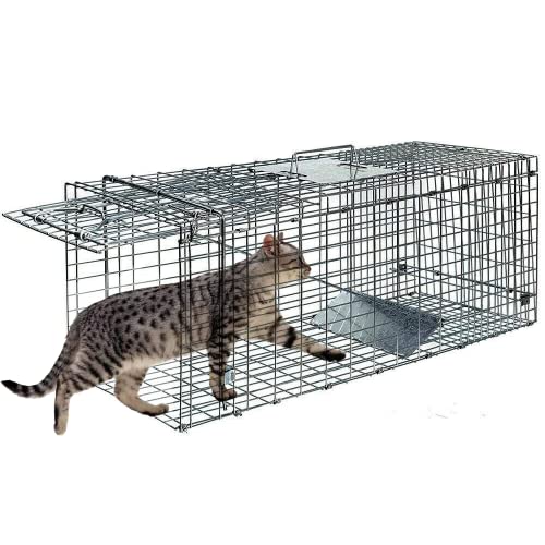 Humane Cat Trap Live Animal Trap Cage Rabbit Trap Humane Mouse Trap ...