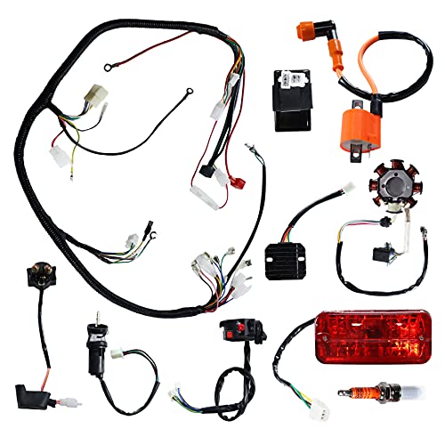 Complete Electrics 4 Stroke ATV Quad 150CC 200CC 250CC 300CC Wiring ...