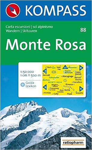 Cartina Kompass Monte Rosa_ | Hochzeitsfrisuren 2016