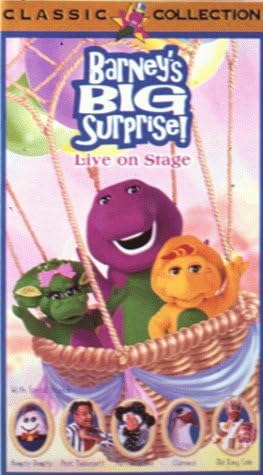 Barney - Barney's Big Surprise Live on Stage VHS Import: Amazon.co.uk ...