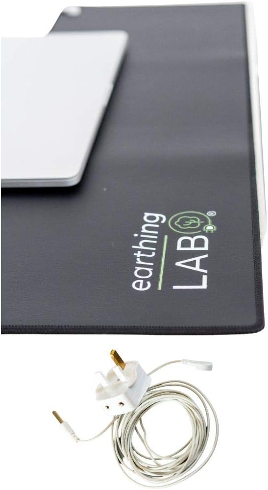 earthingLAB Grounding Desk Mat UK – Size 9.8×26.8in / 25x68cm – Natural ...