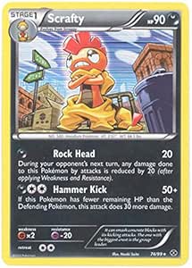 Pokemon - Scrafty (74) - BW - Next Destinies - Holo : Toys & Games