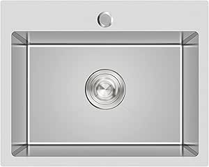 Amazon.com: TSIBOMU 24 Inch Kitchen Sink Drop-in, Stainless Steel ...
