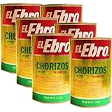 Amazon.com : El Ebro Chorizos En Manteca/in Lard 7.2oz Each Can 2Pack ...