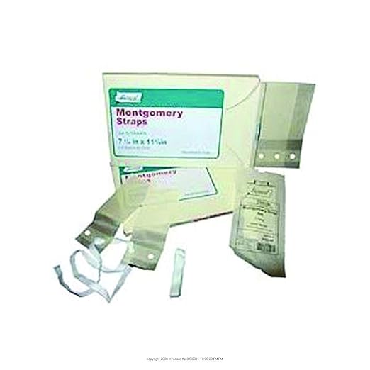 Amazon.com : Bioseal Montgomery Straps, Montgomery Strp 7.25X11, (1 ...