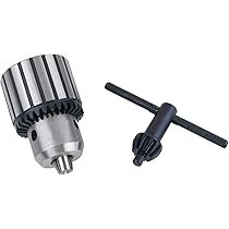 JT33 Taper Mounted Drill Chuck With Chuck Key 1/8" 5/8" Capacity ...