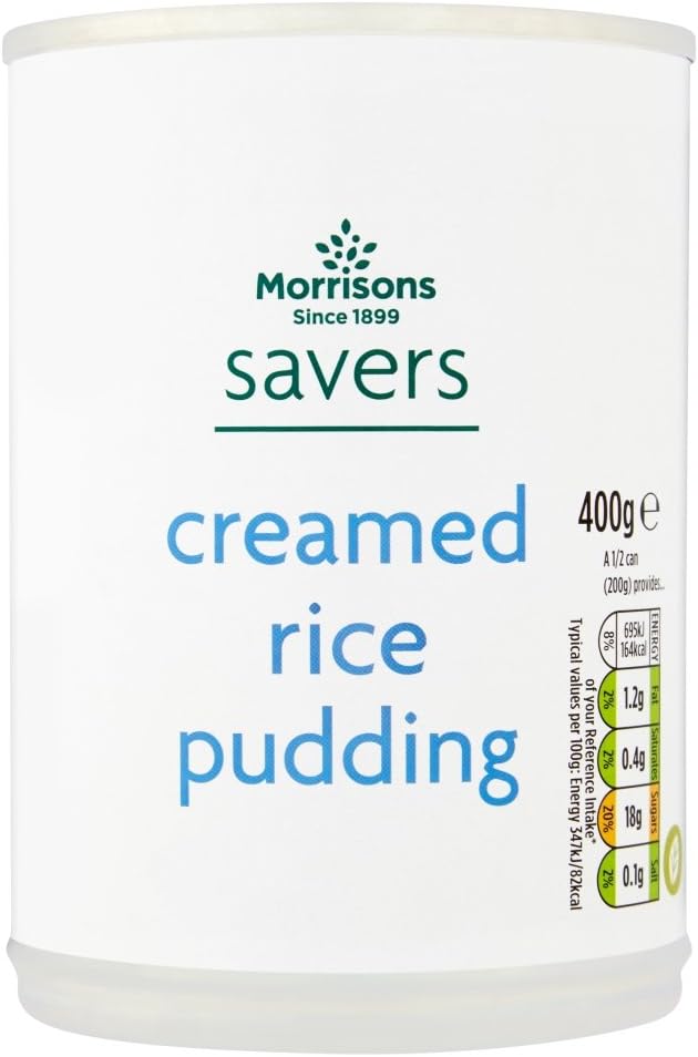 Morrisons Savers Creamed Rice Pudding, 400g: Amazon.co.uk: Prime Pantry