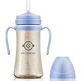 Amazon.com: Grosmimi Spill Proof no Spill Magic Sippy Cup with Straw with Handle for Baby and ...
