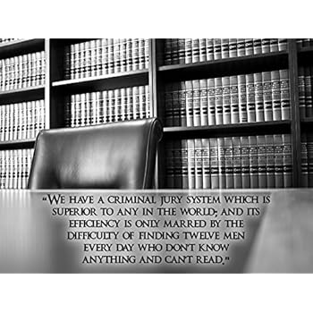 Amazon.com: Lawyer Poster Legal Poster Courtroom Art Attorney Gift Law ...