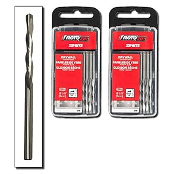 Roto-Zip 1/8" Guide Point Drywall Router Bits for Cutout Tools (16-Pack ...