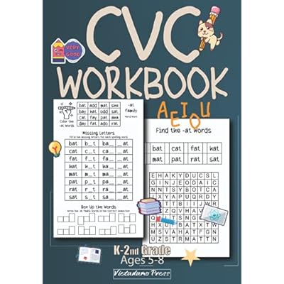 CVC Word Games Workbook for K-2 | Large Print, May Nepal | Ubuy