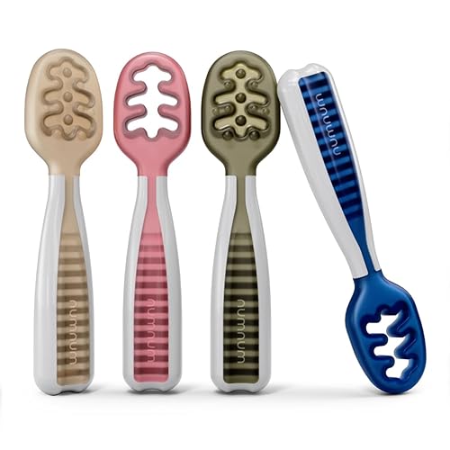 NumNum Baby Spoons Set, Pre-Spoon GOOtensils for Kids Aged 6+ Months ...