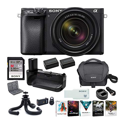 Sony a6400 Mirrorless Digital Camera with 18-135mm Lens Ultimate Bundle | Pricepulse