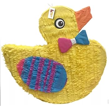 Amazon.com: APINATA4U Yellow Rubber Duck Pinata Great for Baby Shower ...