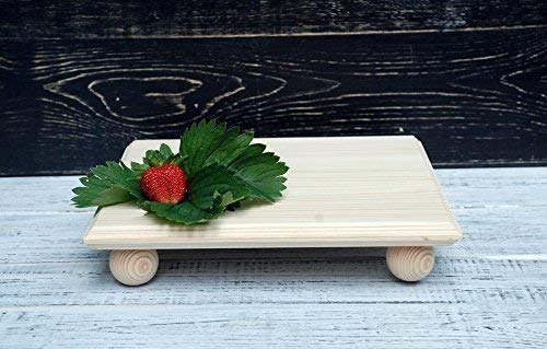 Amazon.com: 8" - 18" Wooden square cake stand,stand cupcakes,wedding ...