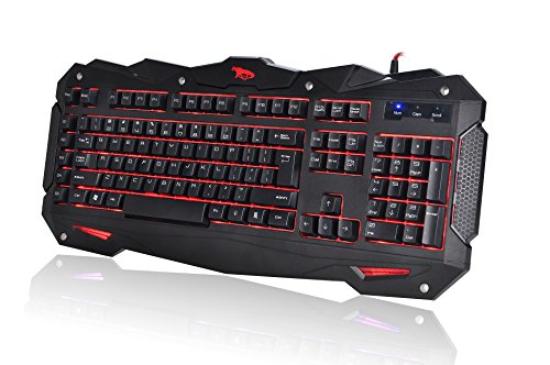 iMicro COBRA 110-Key LED Backlit USB Gaming Keyboard (IM-KBCOBV8 ...