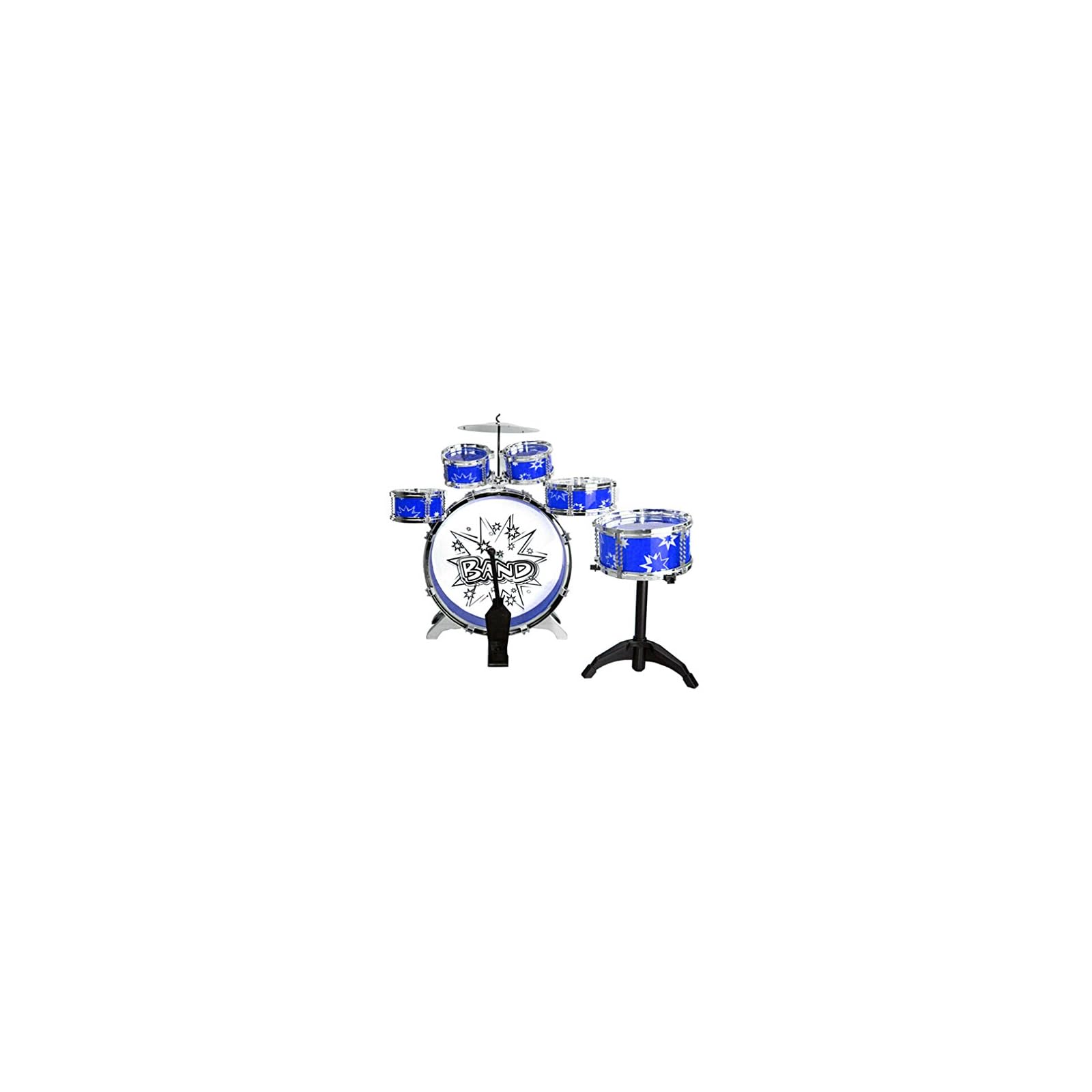 Toys-Kids-Drum-Boy-Girl-Music-11-piece-Drum-Set-with-Stool-Children ...