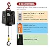 BEAMNOVA 3 in 1 Portable Electric Hoist with Wired & Wireless Remote ...