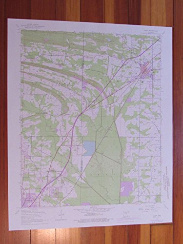 Cabot Arkansas 1976 Original Vintage USGS Topo Map on Galleon Philippines