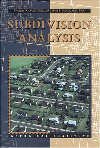 Subdivision Analysis: Lovell, Douglas D., Martin, Robert S ...