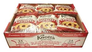 Knotts Raspberry Shortbread Cookies 24/2 oz: Amazon.com: Grocery ...