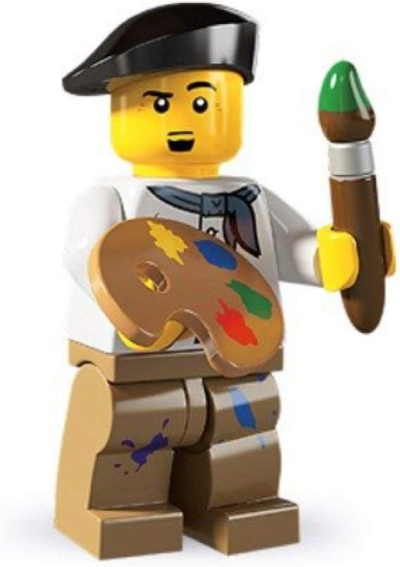 LEGO Collectable Minifigures Artist Minifigure Series 4 Amazon co 